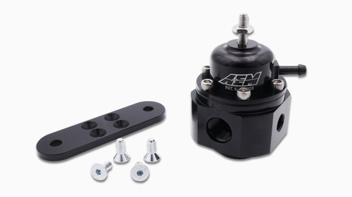 AEM Fuel Pressure Regulators Universal Black Adjustable Fuel Pressure ...