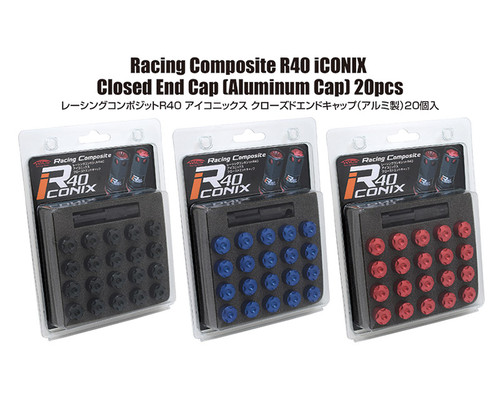 Project Kics 12X1.50 R40 Iconix Aluminum Caps Blue 20 Pieces - Enjuku ...