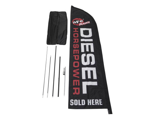 aFe POWER Diesel Horsepower Flag for 12' Ft. Tall x 27.5" Wide (Double ...