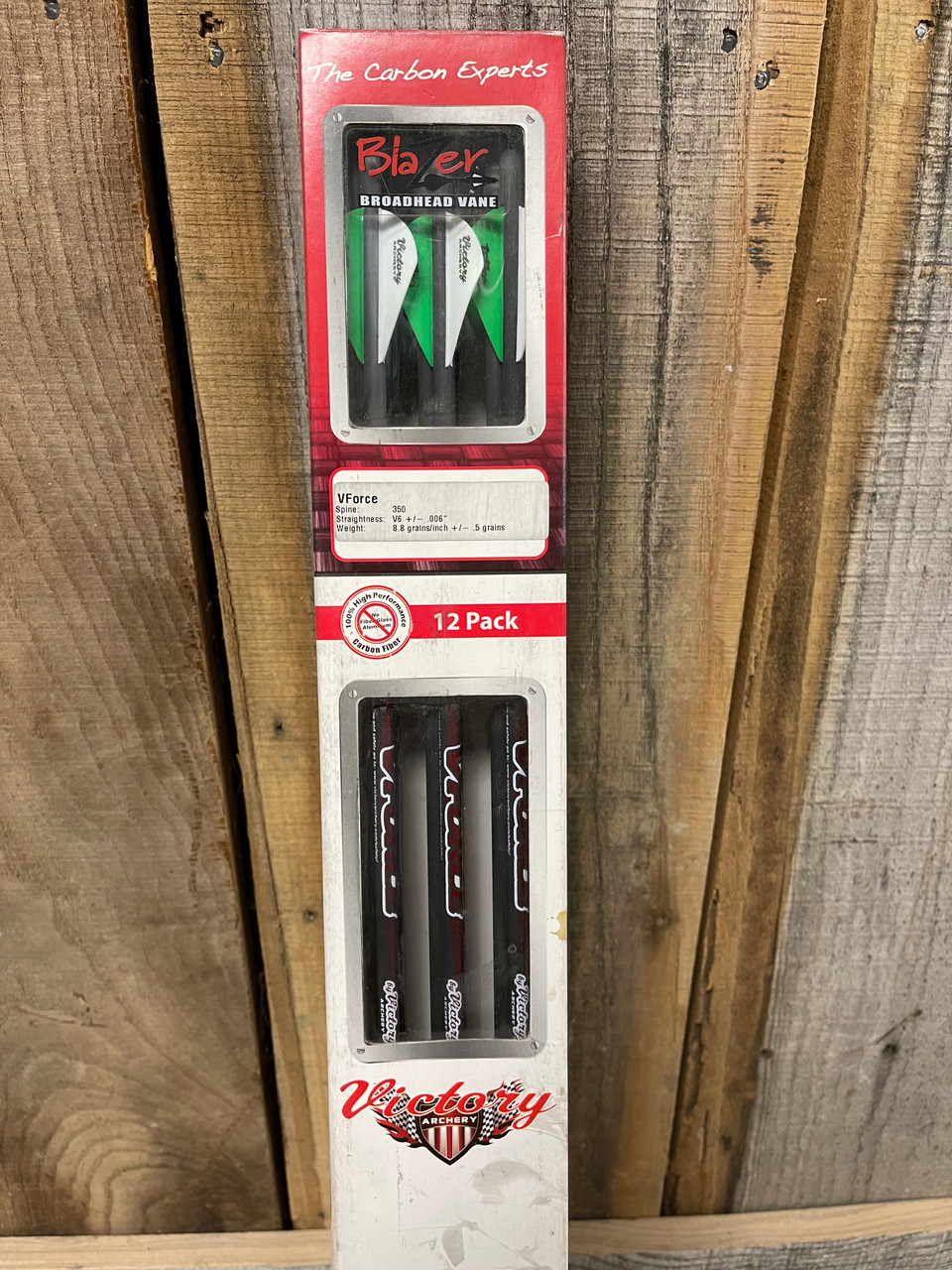 Victory Archery VForce V6 350 Gamer 12 pack Fletched - Mike's Archery