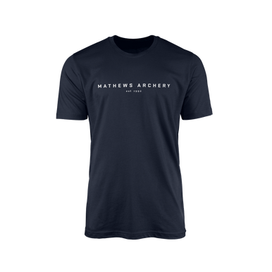 Mathews Archery Billboard Tee Medium (Navy) - Mike's Archery