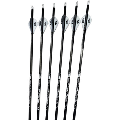 Warhead Arrow Co. 4mm Tomahawk 250 6pk Fletched - Mike's Archery