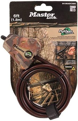 Covert 2151 Master Lock Python Security Cable 6', 5/16" APG Camo - Mike ...