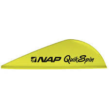 NAP Quick Spin Vanes Yellow (36pk) - Mike's Archery