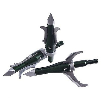 Innerloc EXP 3 Blade Expandable Broadhead 100 Grain Stainless Blades ...