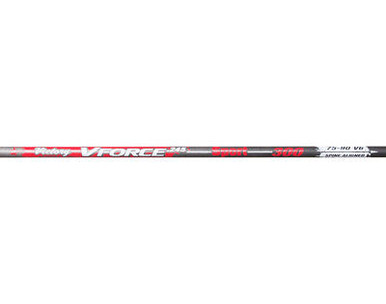 Victory Archery VForce 400 Sport Arrows Fletched Black And Red 1/2 ...