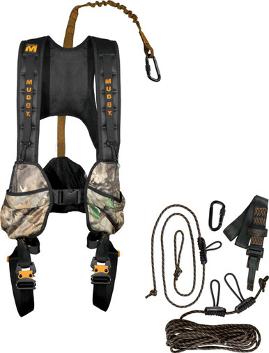 Muddy Outdoors Crossover Combo Treestand Harness Size Large - Mike's ...