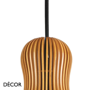 Ideal Lux - Citrus 3 Pendant Light, Wood | Designer Pendant Lights | DÉCOR