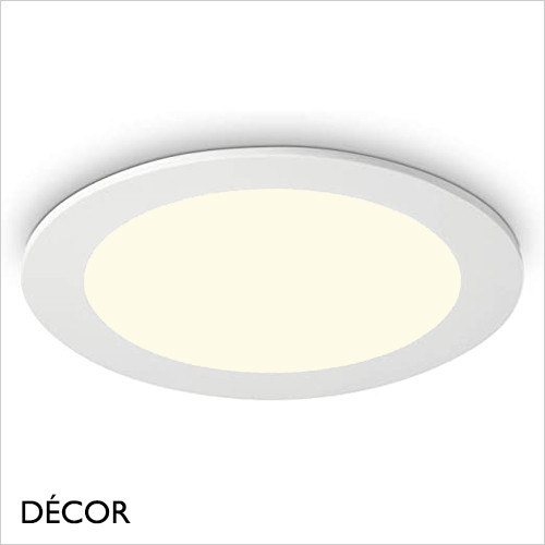 Ideal Lux - Groove Round Recessed Ceiling Downlight, 3 Sizes, White ...