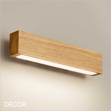 Ideal Lux - Craft Wall Light - Natural Wood | Designer Wall Lights | DÉCOR