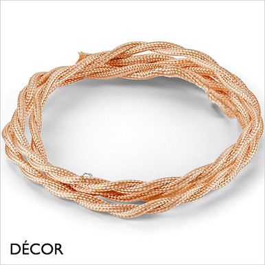 Ideal Lux - Copper Fabric Covered Cable, 10m Lengths | Designer Cable ...