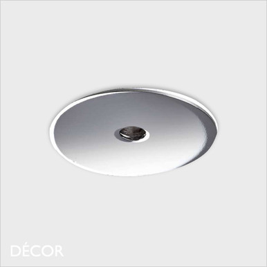 Ideal Lux - Recessed Ceiling Rose, Chrome | Designer Light Fittings | DÉCOR