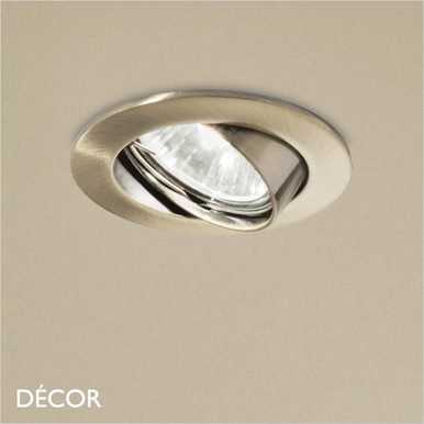 Ideal Lux - Swing Recessed Ceiling Downlight, Brass | Designer ...