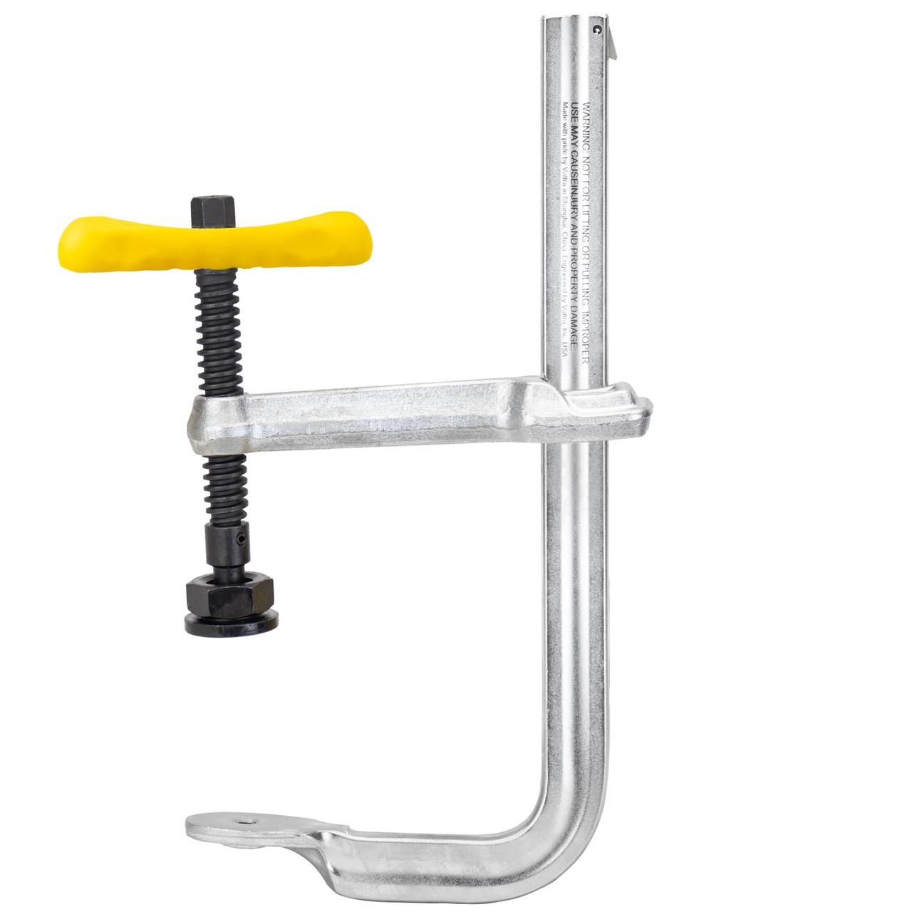 Strong Hand Tools Regular Duty Sliding-Arm Clamp with HD Pads, 2400lb ...