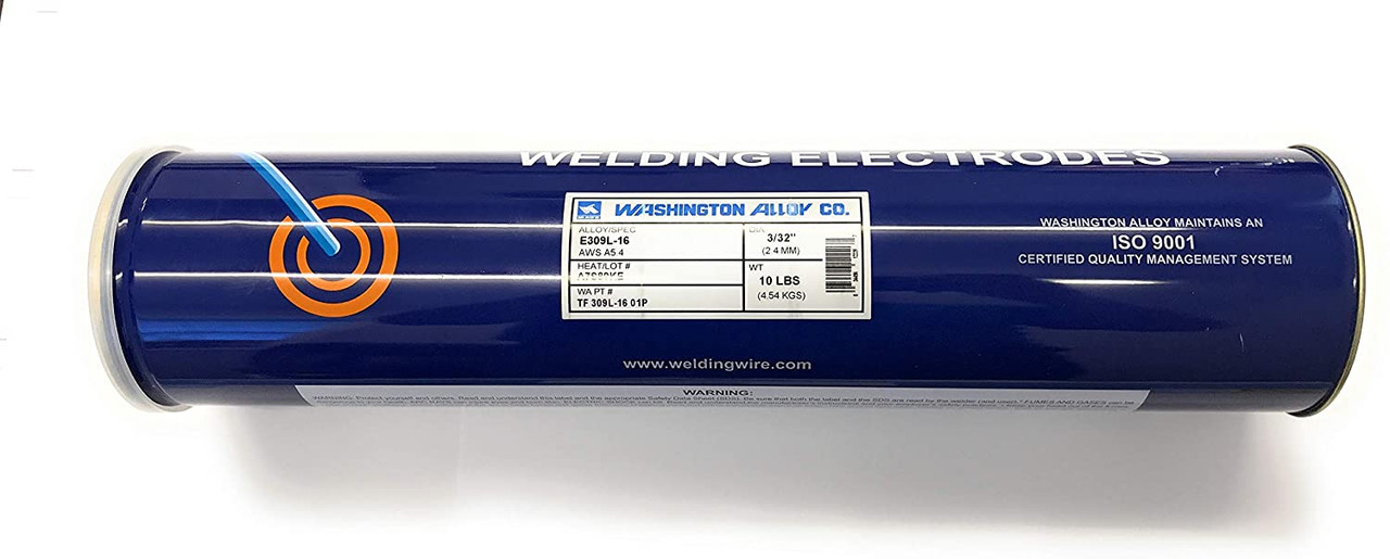 Washington Alloy E309L-16, 3/32 Stainless Steel Stick Welding ...