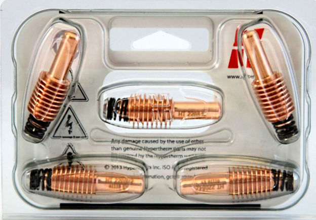 Hypertherm Electrode, Duramax Torches, 10-105 AMP, 5/PK (220842)