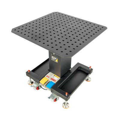 BuildPro Rhino E-Lift Turntable 30" x 30" Mobile Fixturing Station with ...
