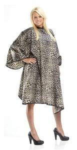 Catwalk Cape Leopard Print Salon Cape