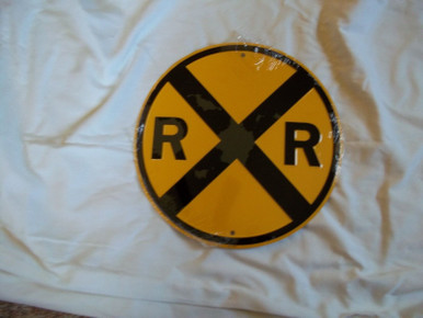 12" Metal Railroad Sign