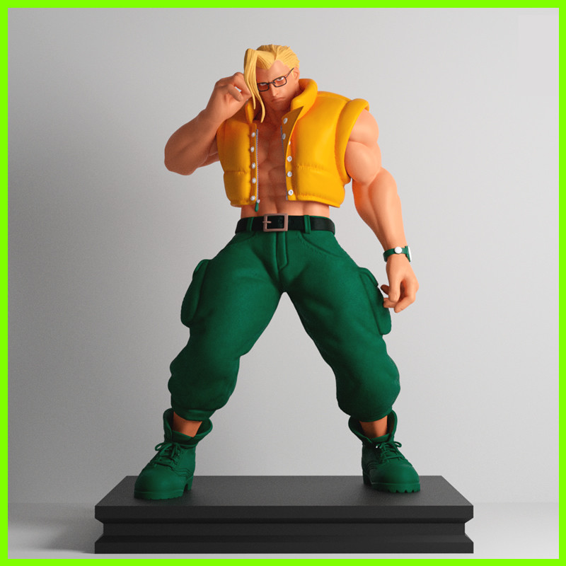Nash Street Fighter - STL File 3D Print