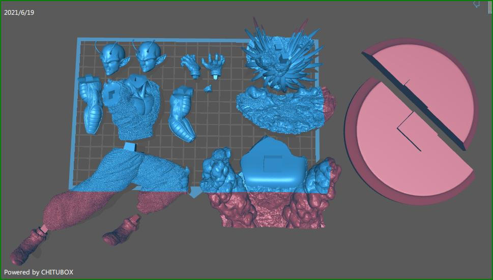 Piccolo Dragon Ball Z - STL File for 3D Print