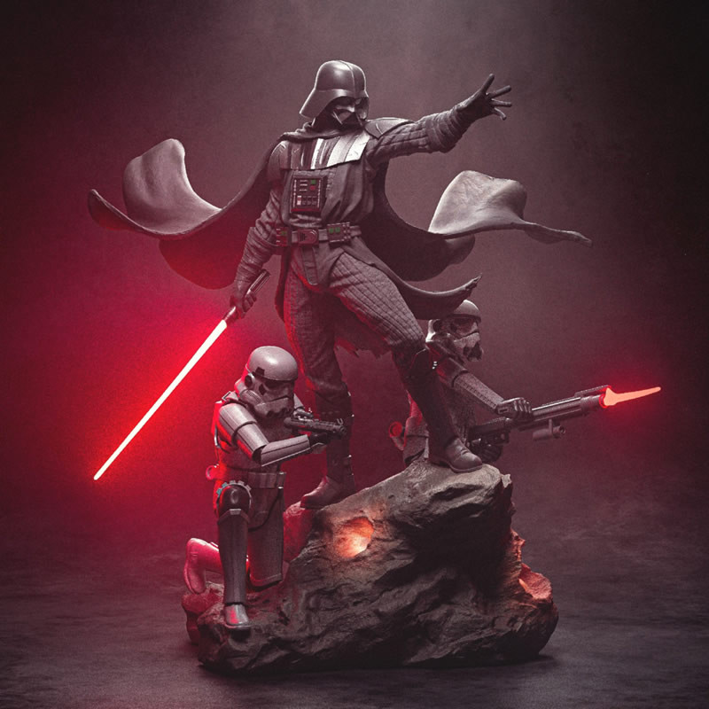 Darth Vader Star Wars Diorama - STL File 3D Print