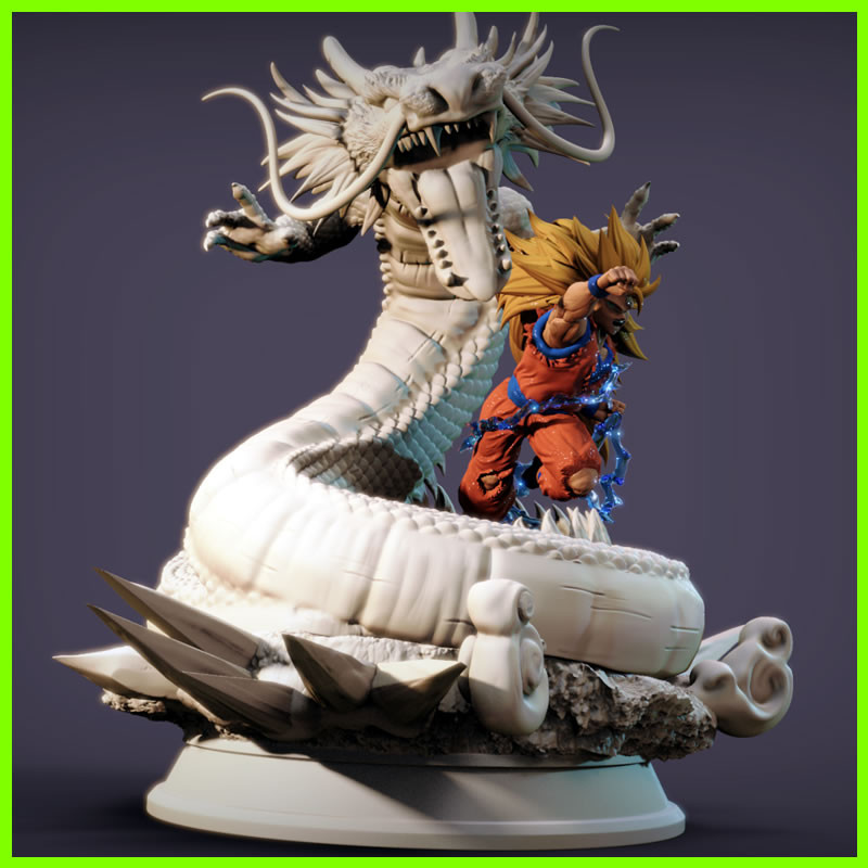 Goku Shogun Dragon Ball Z - STL File for 3D Print