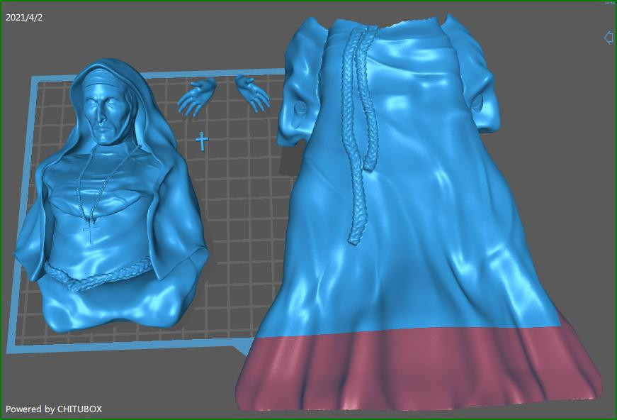Valak The Nun - STL File for 3D Print