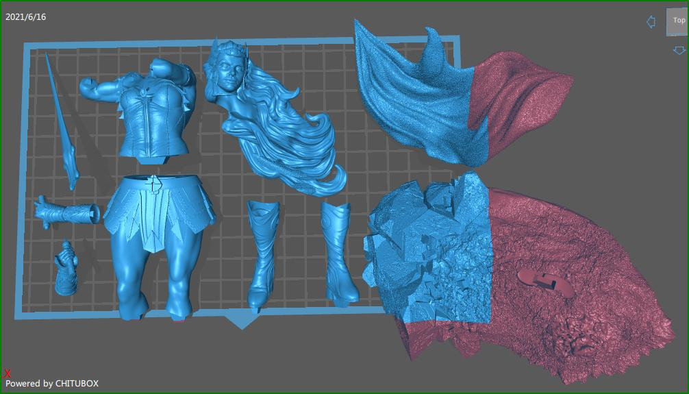 She-Ra Statue - STL File for 3D Print