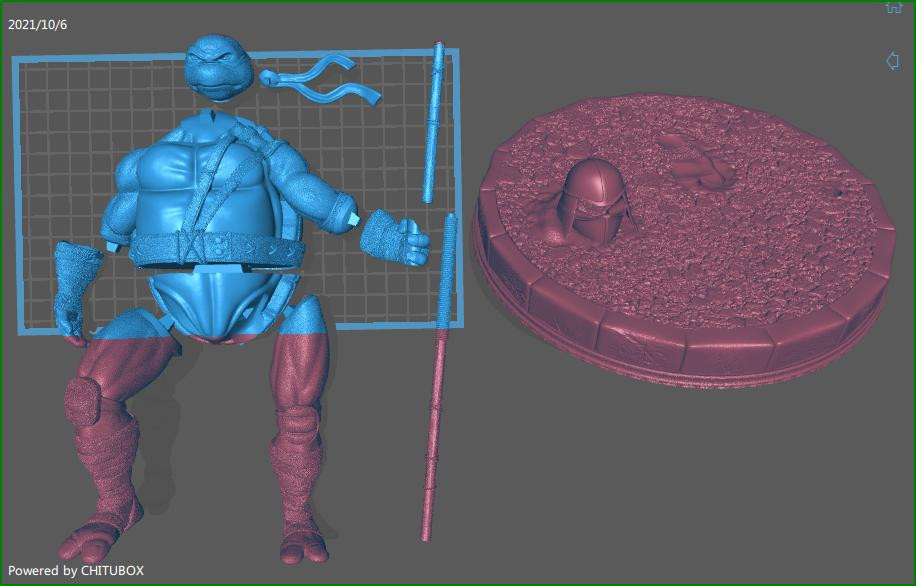 Teenage Mutant Ninja Turtle TMNT - STL File for 3D Print
