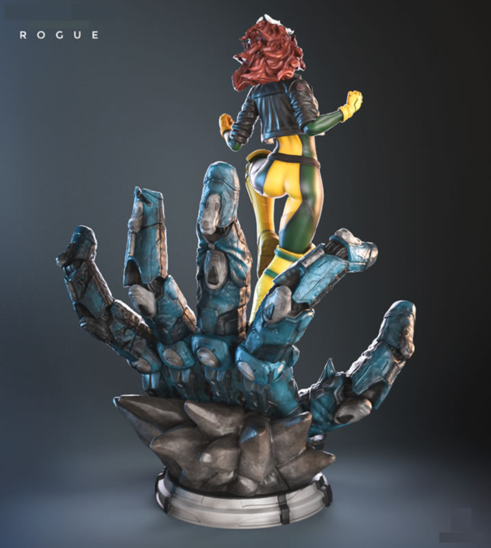 Rogue Statue Sentinel Diorama - STL File for 3D Print