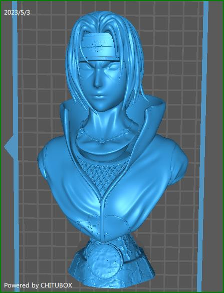 Itachi Uchiha Naruto Bust - STL File 3D Print