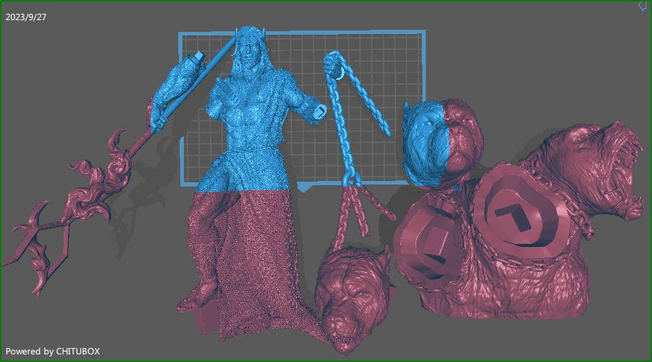 Hades God of the Underworld - STL File 3D Print