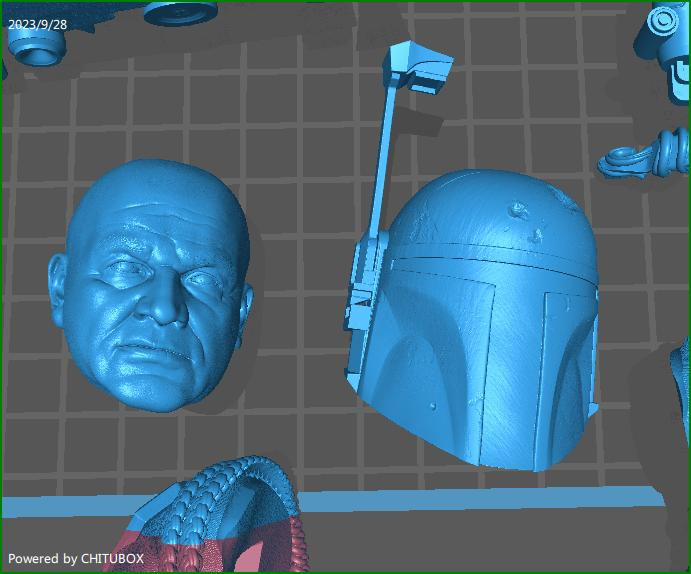 Boba Fett Star Wars Bust - STL File 3D Print