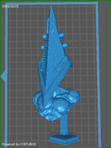 Pyramid Head Silent Hill Statue - STL File 3D Print