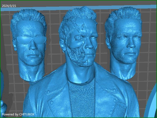 Terminator T800 Statue - STL File 3D Print