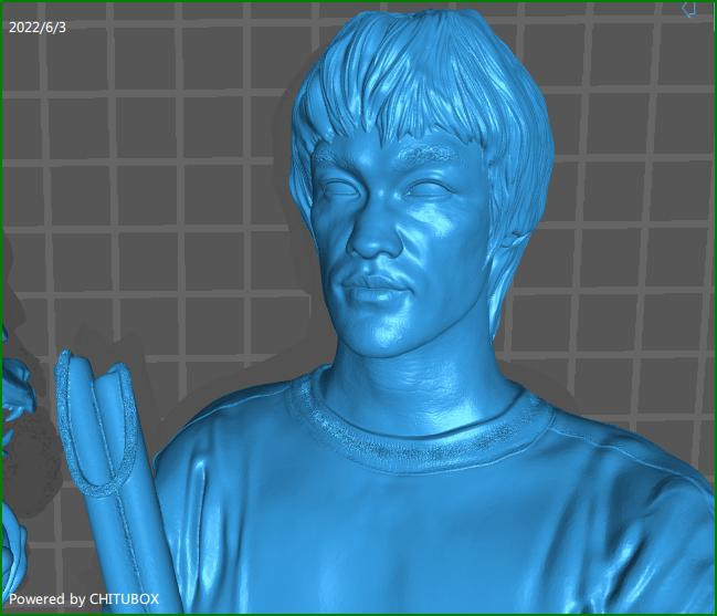 Bruce Lee Bust - STL File for 3D Print