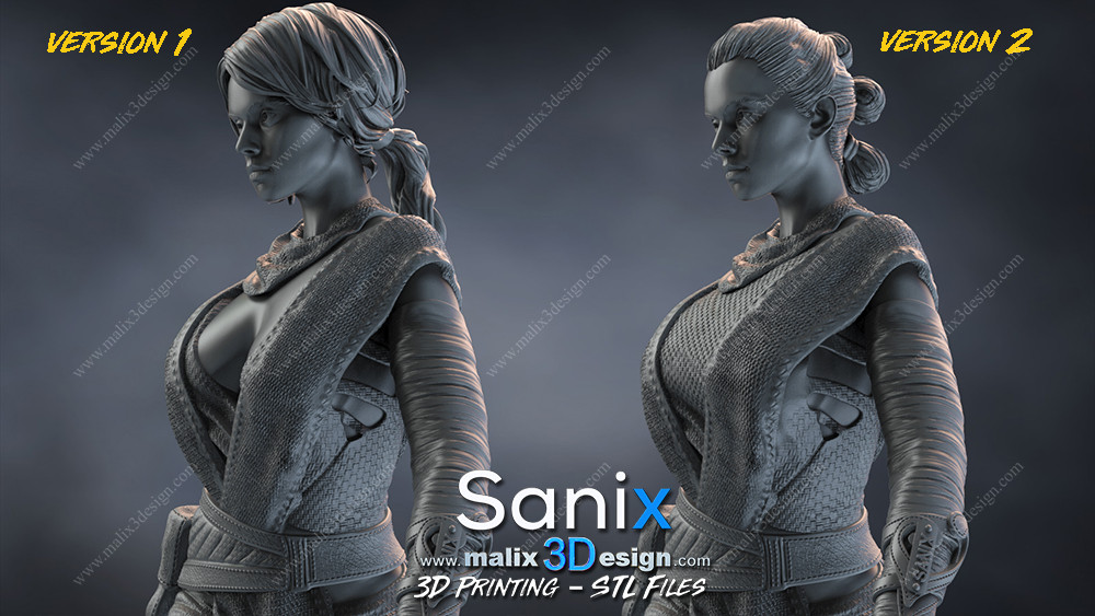 Rey Skywalker Star Wars - STL File for 3D Print