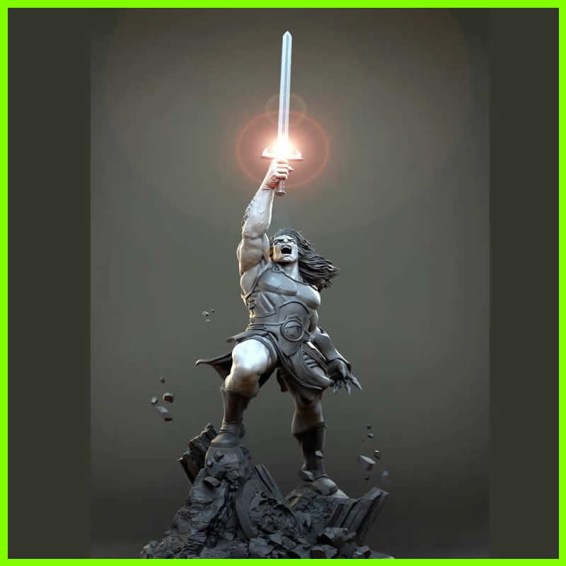 ThunderCats Lion-O Statue - STL File for 3D Print