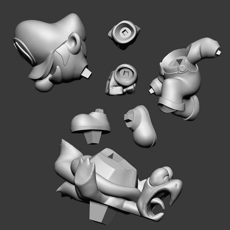 Super Mario and Luigi Statue - STL File for 3D Print