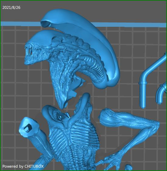 Alien Dog Walking - STL File for 3D Print
