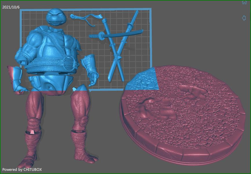 Teenage Mutant Ninja Turtle TMNT - STL File for 3D Print