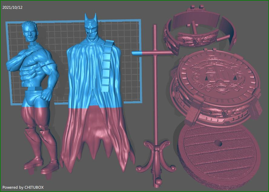 Batman Statue - STL File for 3D Print