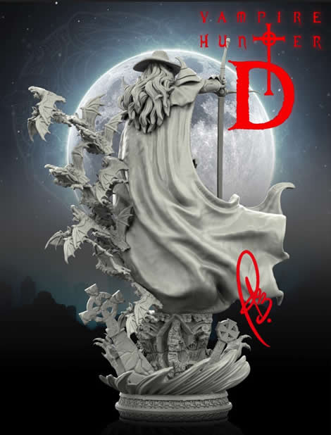 Vampire Hunter D Statue - STL File for 3D Print