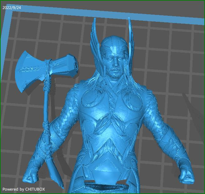 Thor Statue - STL File for 3D Print