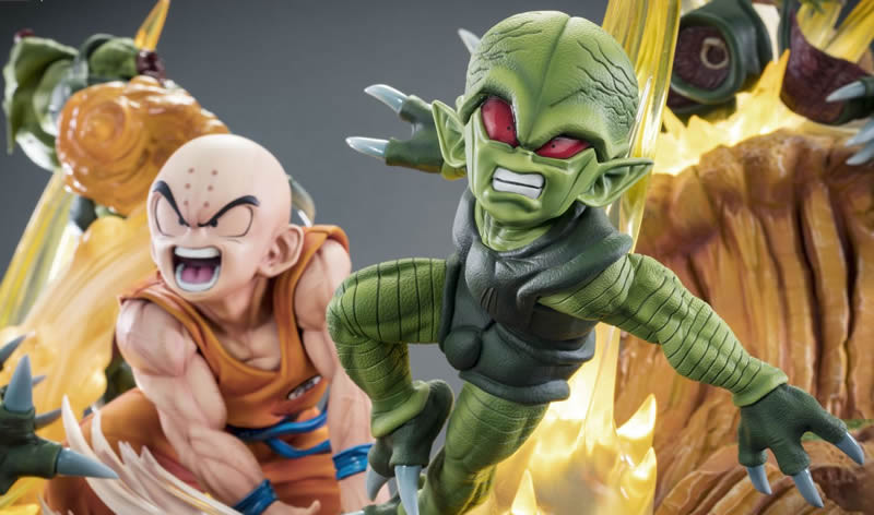 Krillin vs Saibamen Dragon Ball Z - STL File for 3D Print