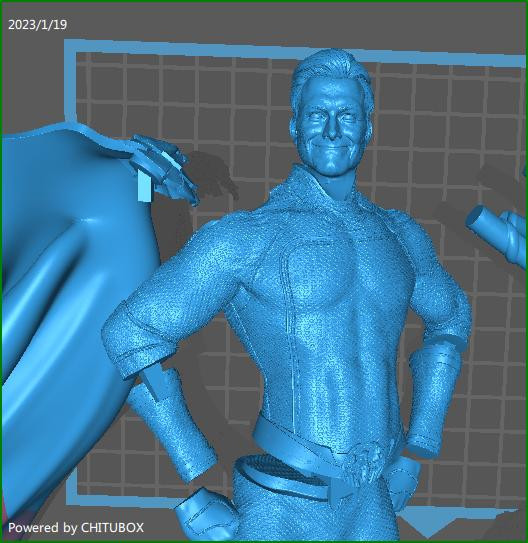 Homelander Statue - STL File for 3D Print