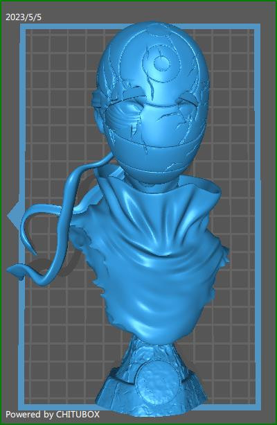Obito Uchiha Naruto Bust - STL File 3D Print