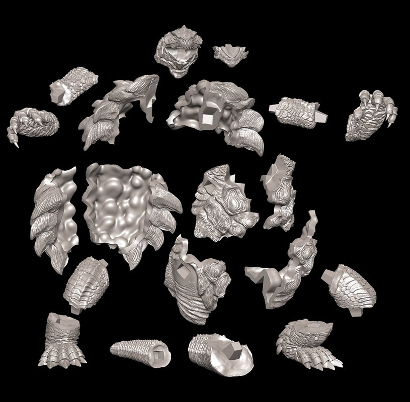 Gamera Statue - STL File 3D Print