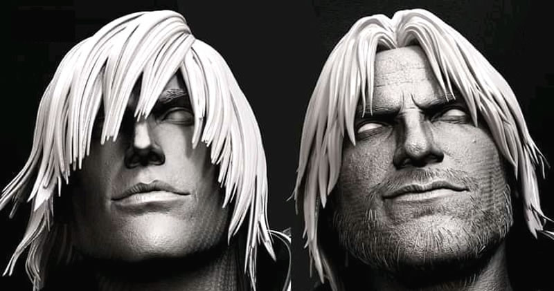 Dante Devil May Cry Statue - STL File 3D Print
